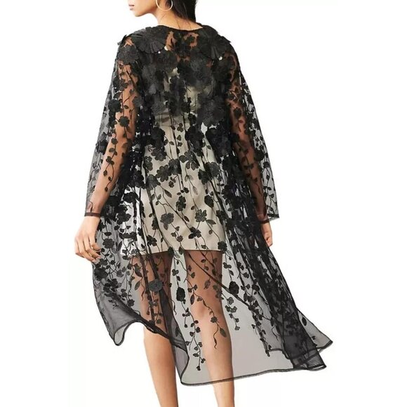 LIV LOS ANGELES | Tops | Liv Los Angeles Dusterkimono Womens Black ...